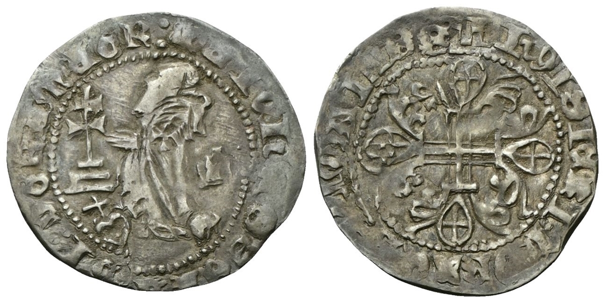 RODI - Juan Fernandez de Heredia, 1376-1396. - Gigliato.